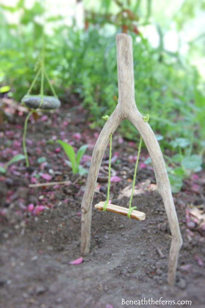 Spring fairy house | Beneath the ferns